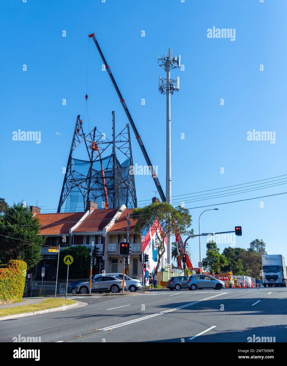 Waverley Communication Tower in Australia is being demolished ...
