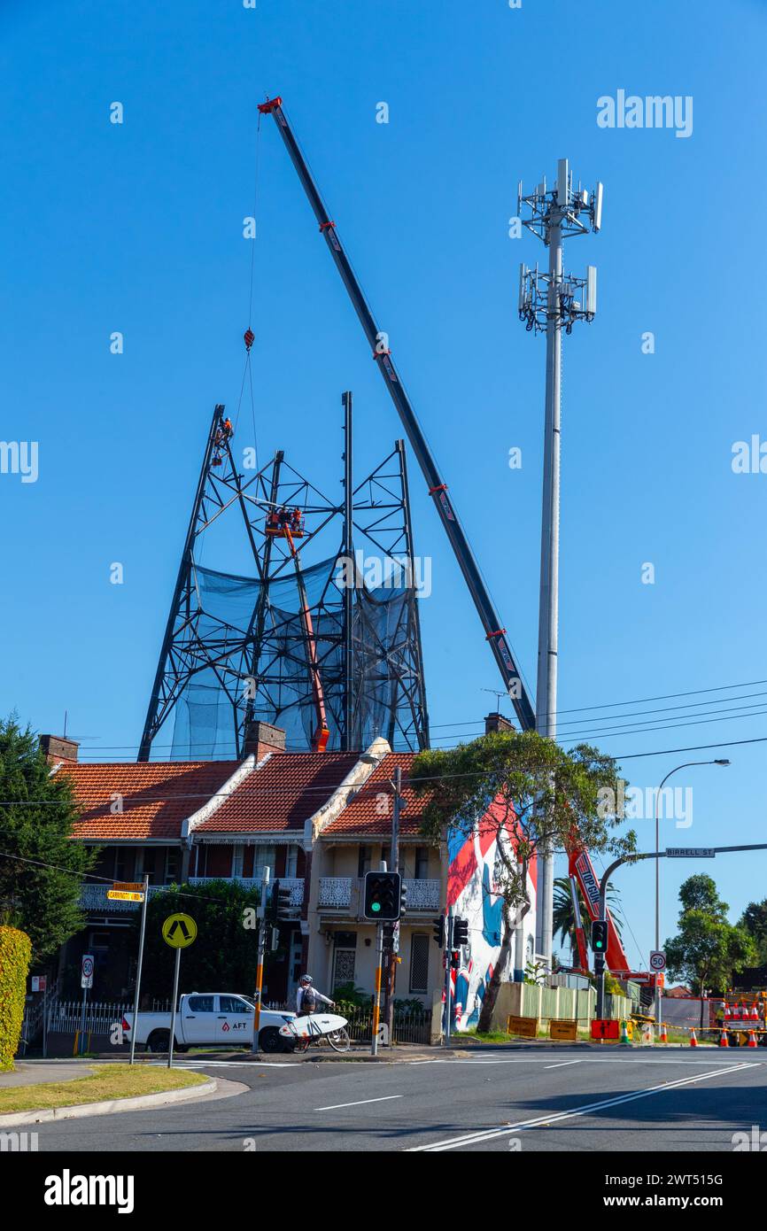 Waverley Communication Tower in Australia is being demolished ...