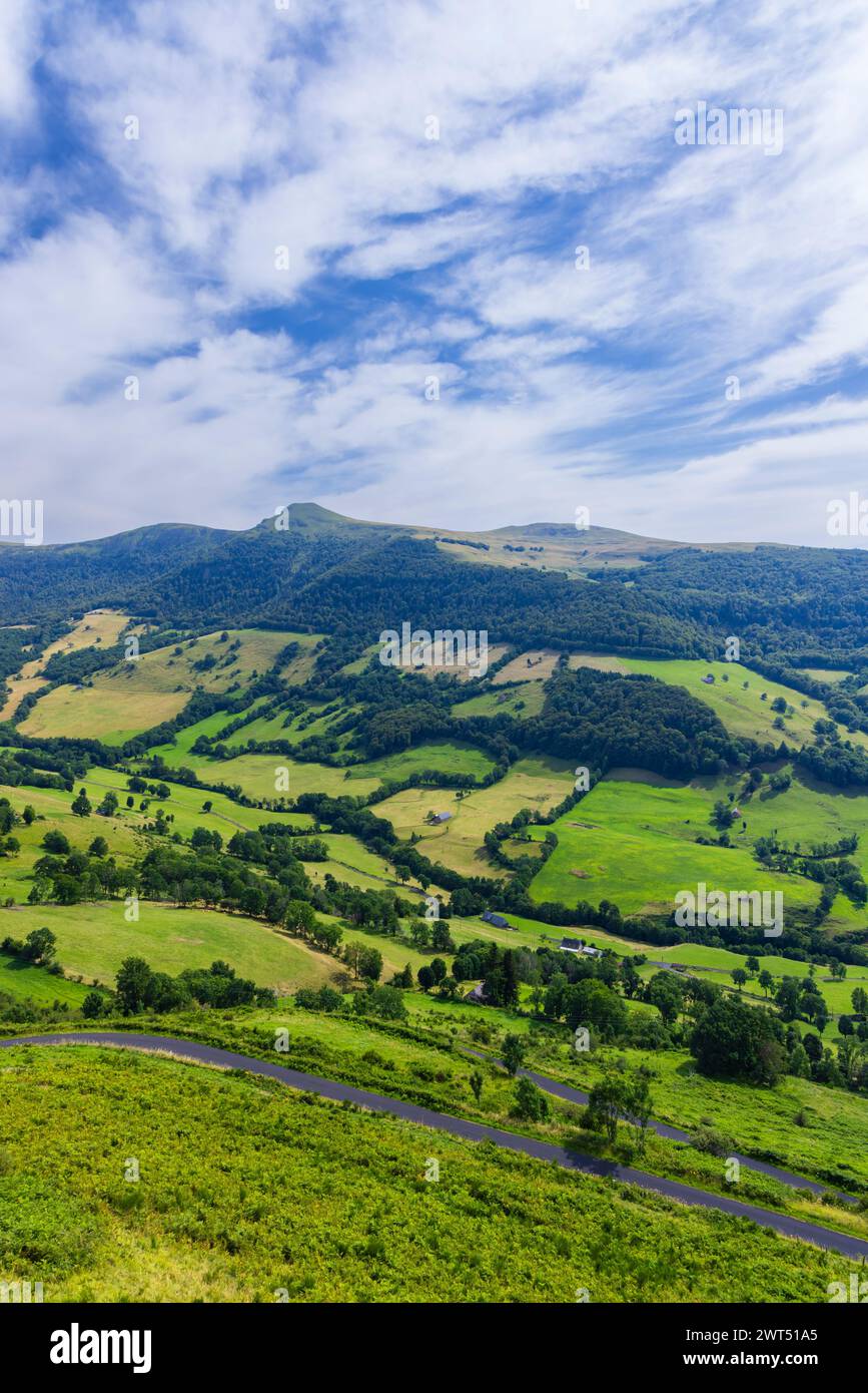 Landscape near Puy Mary, Cantal, Auvergne-Rhone-Alpes region, France ...