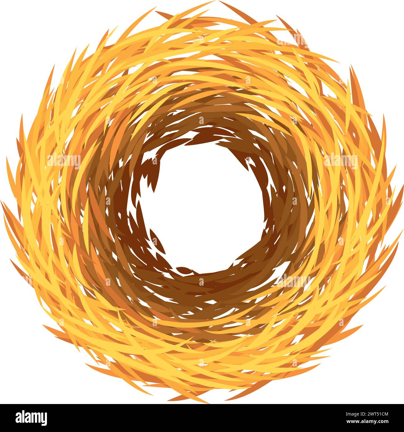 Colored birds nest icon Vector Stock Vector Image & Art - Alamy