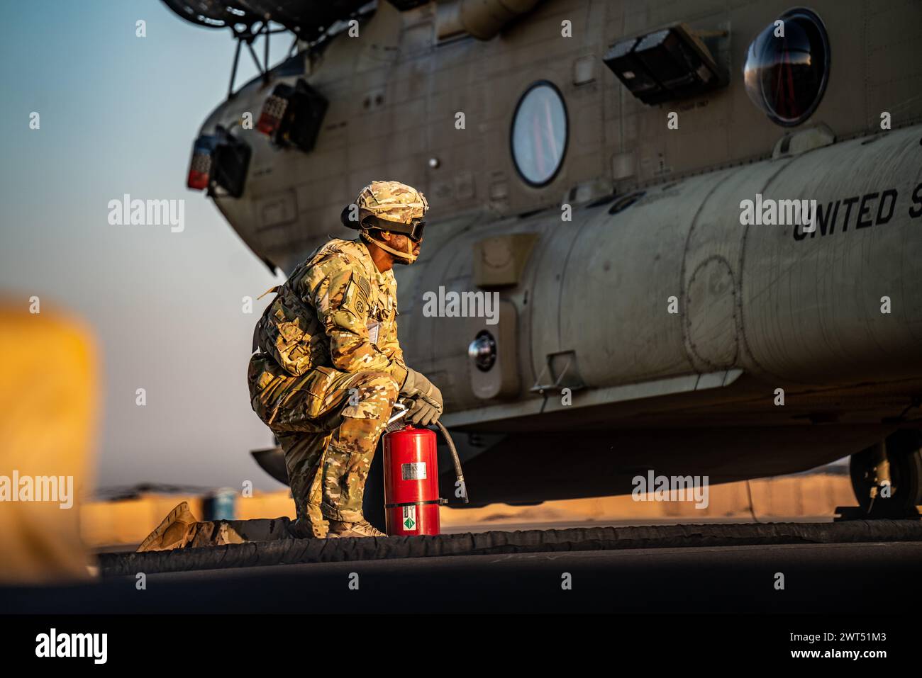 Paratroopers assigned to the 82nd Airborne Division Combat Aviation ...