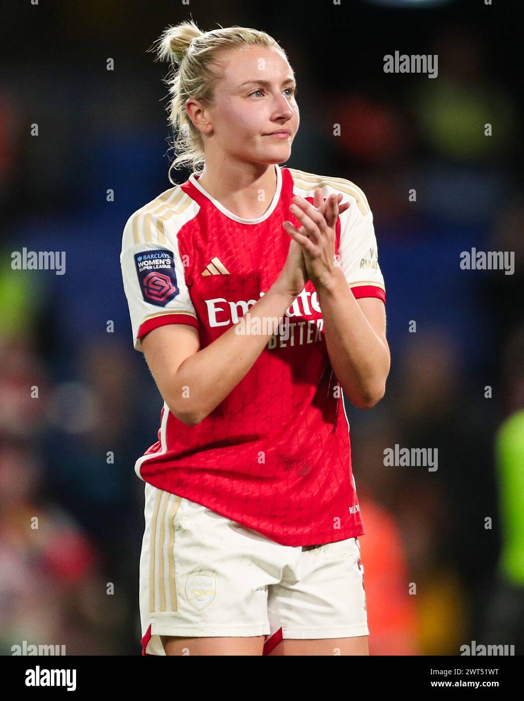 London, UK. 15th Mar, 2024. Arsenal's Leah Williamson after the final ...
