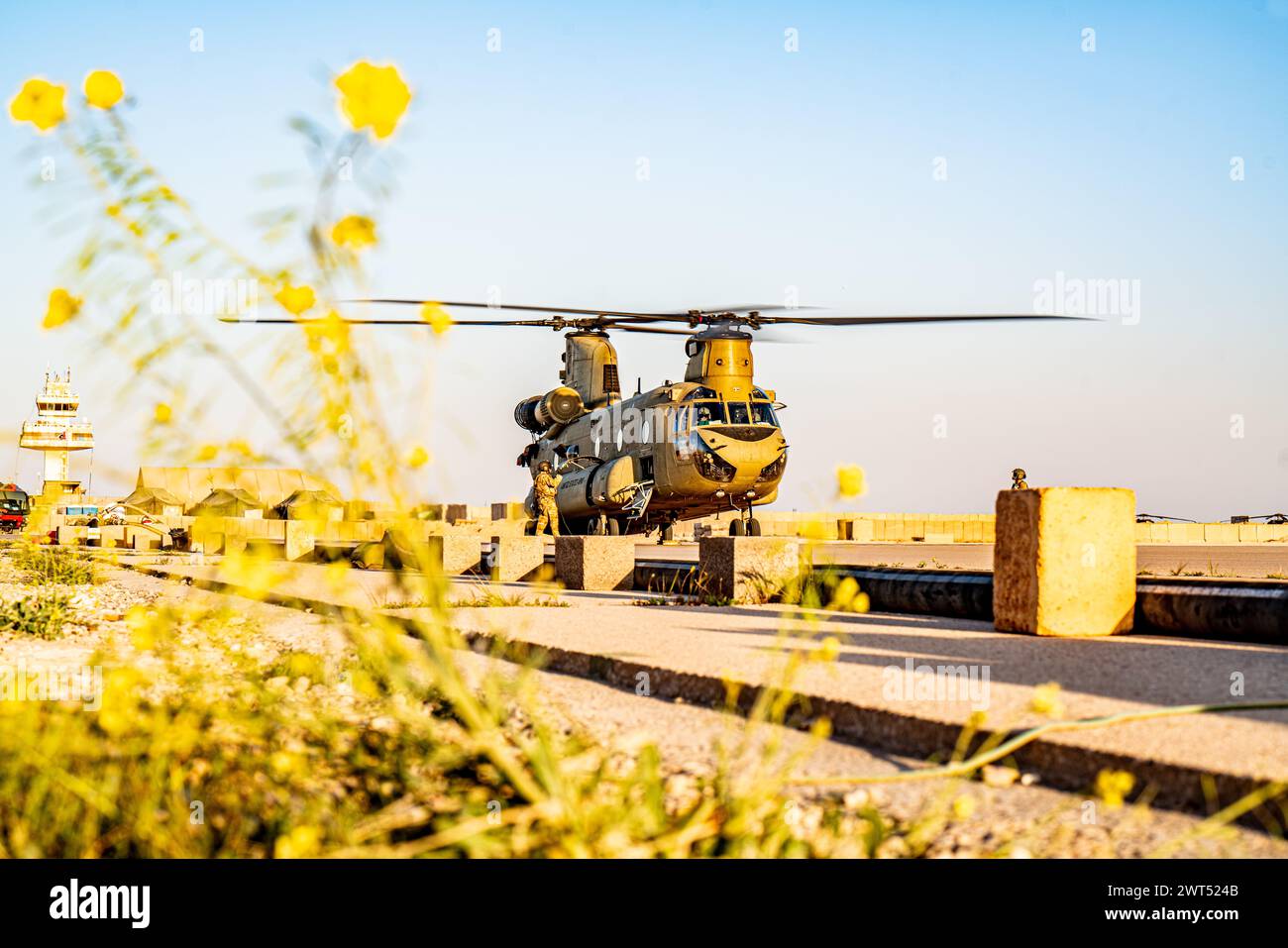 Paratroopers assigned to the 82nd Airborne Division Combat Aviation ...