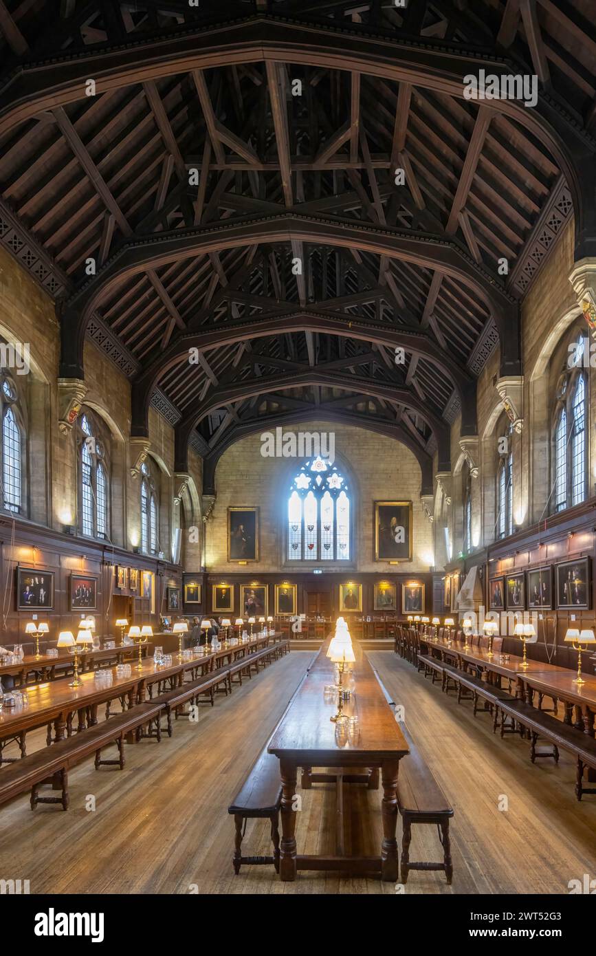 Great Hall Dining Room at Balliol College, Oxford, UK Stock Photo - Alamy