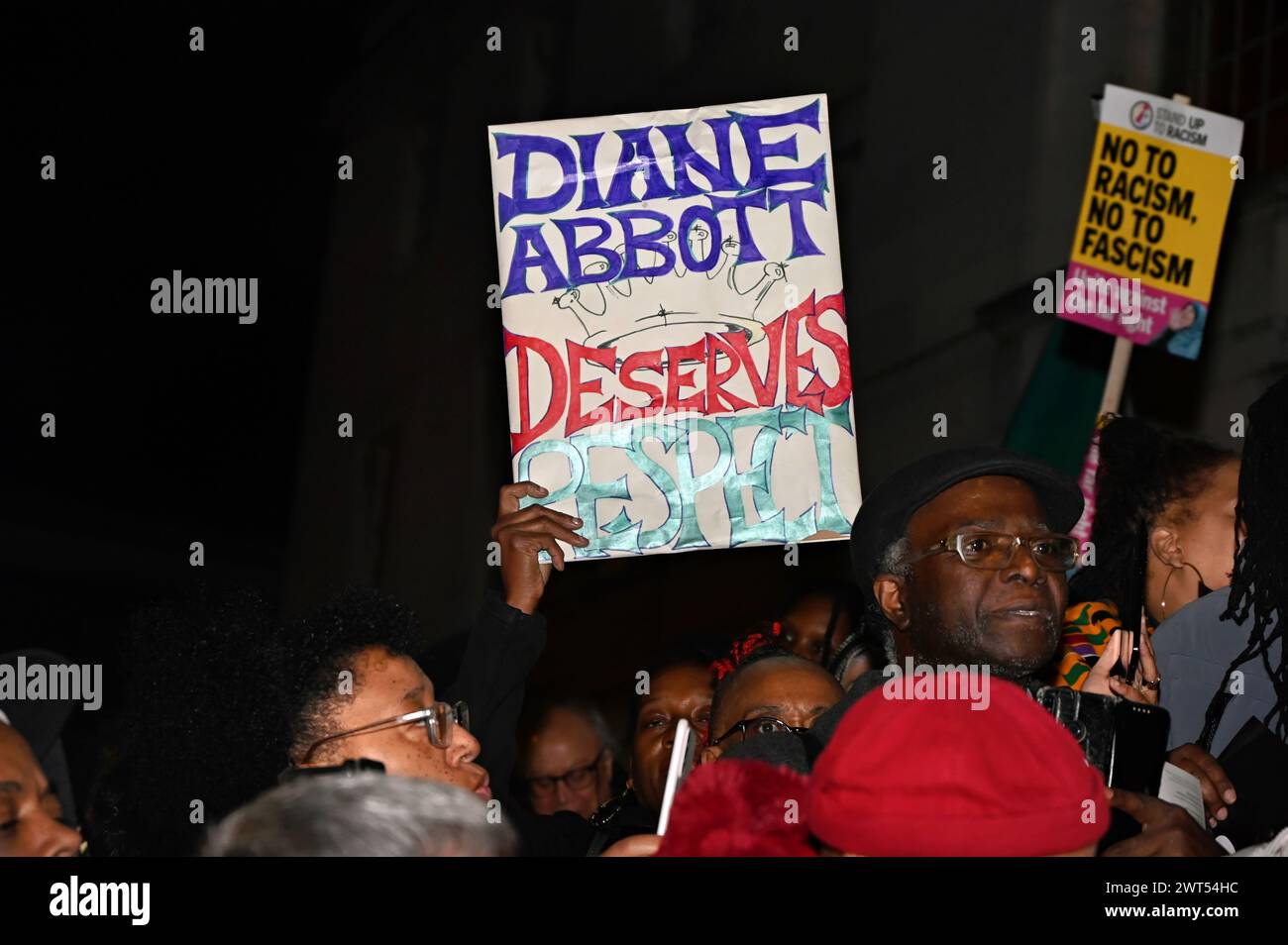London, UK, March 15th, 2024. Hackney protest: Around a thousand people ...