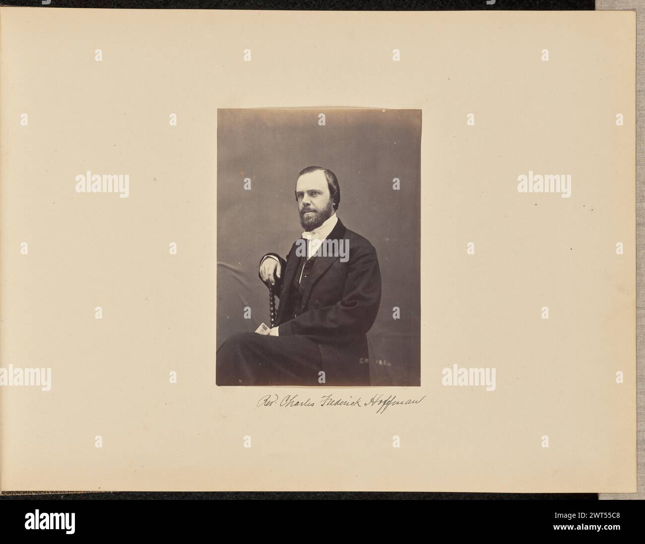 Reverend Charles Frederick Hoffman. Possibly Charles de Rham ...