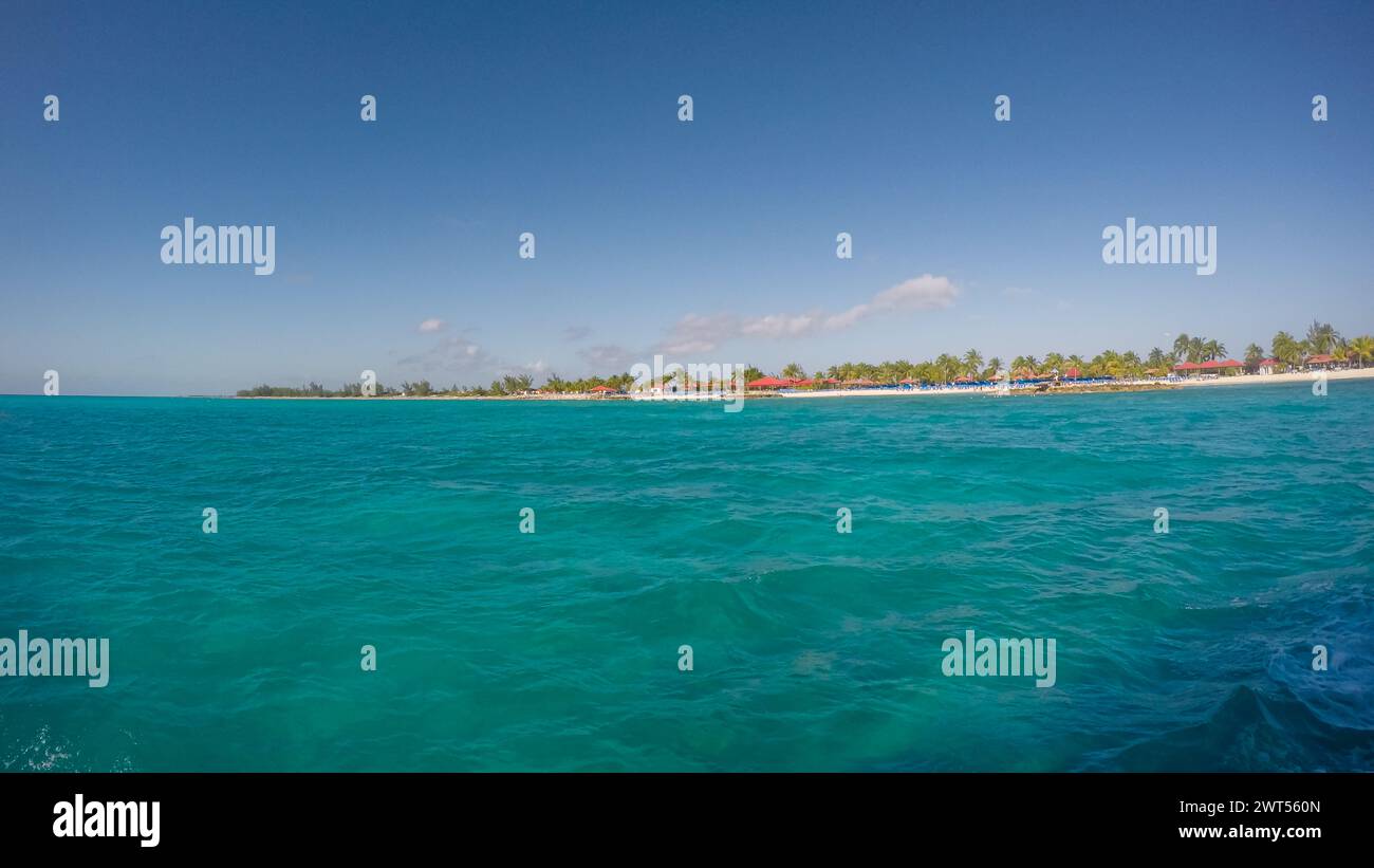 Tropical beach of Princess Cays Island in Bahamas Stock Photo - Alamy