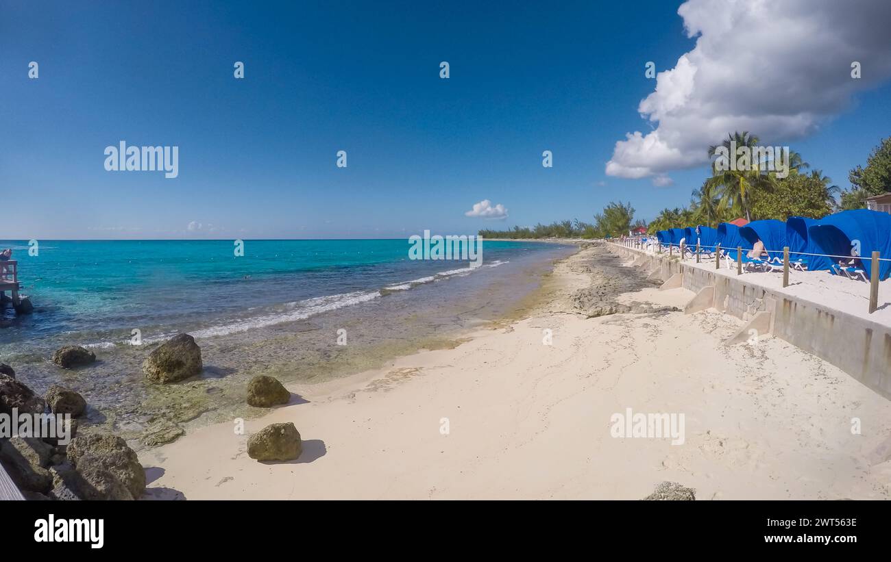 Tropical beach of Princess Cays Island in Bahamas Stock Photo - Alamy