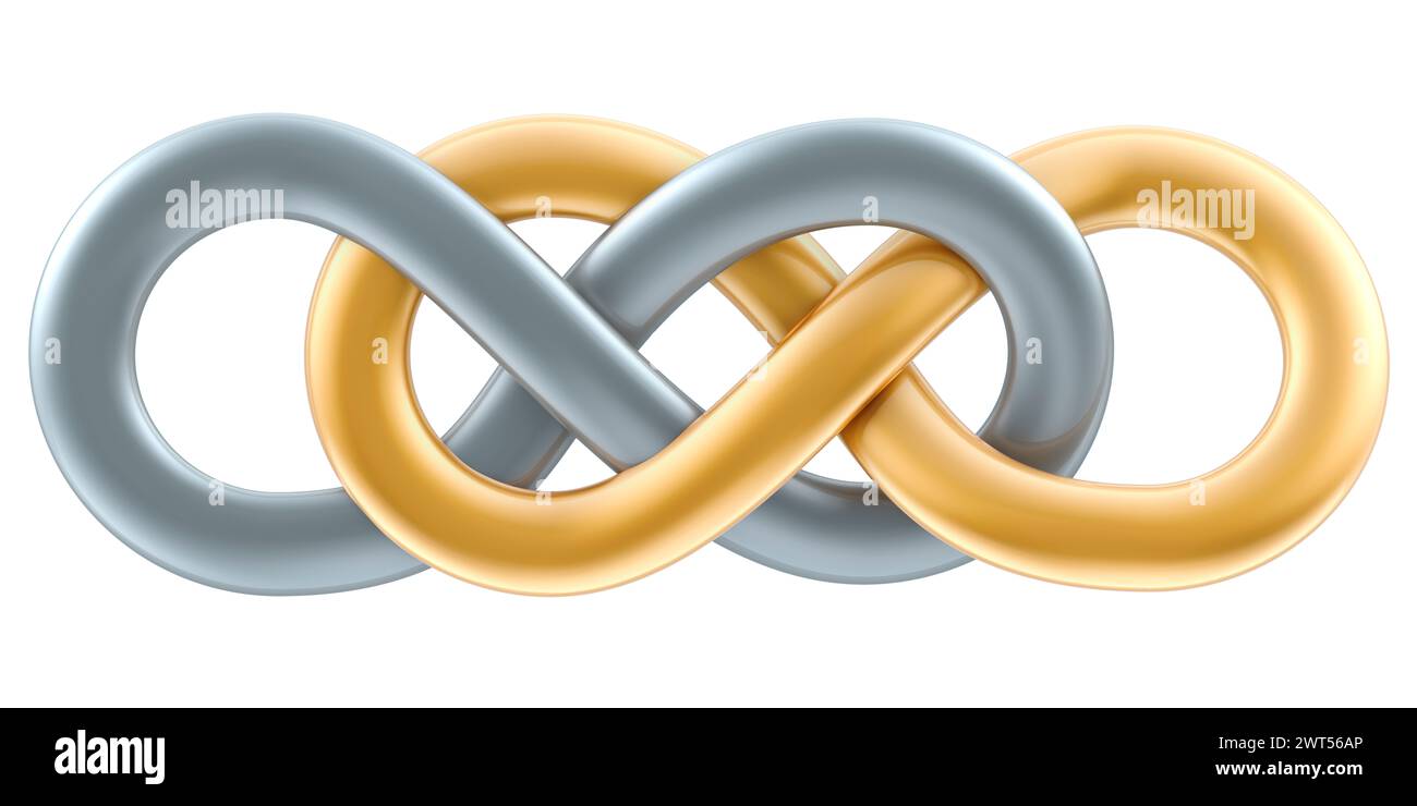 Double Infinity Symbol Infinity People Logo