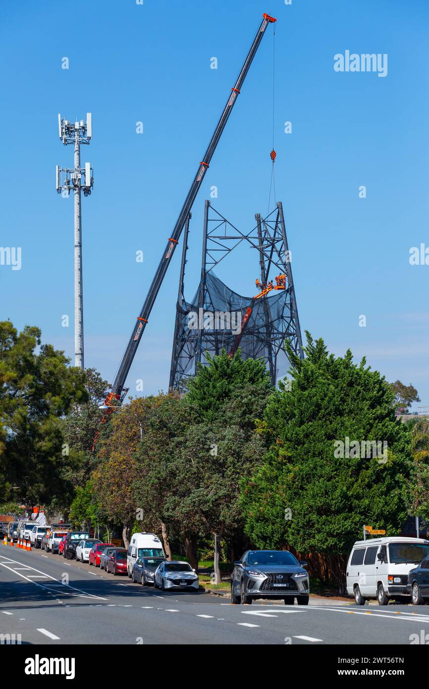 Waverley Communication Tower in Australia is being demolished ...
