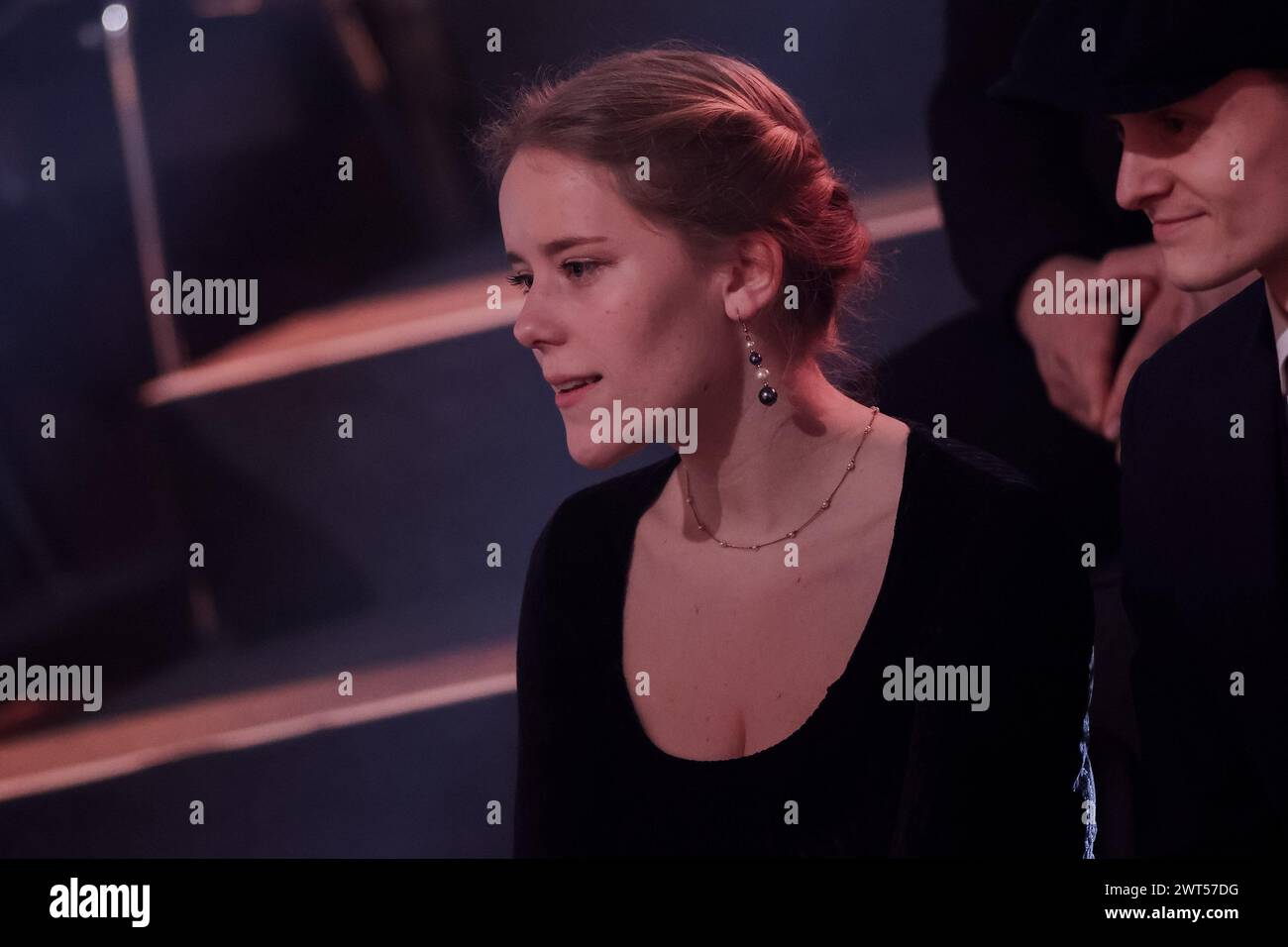 Cologne, Germany. 15th Mar, 2024. Leoni, girlfriend of Gabriel Kelly ...