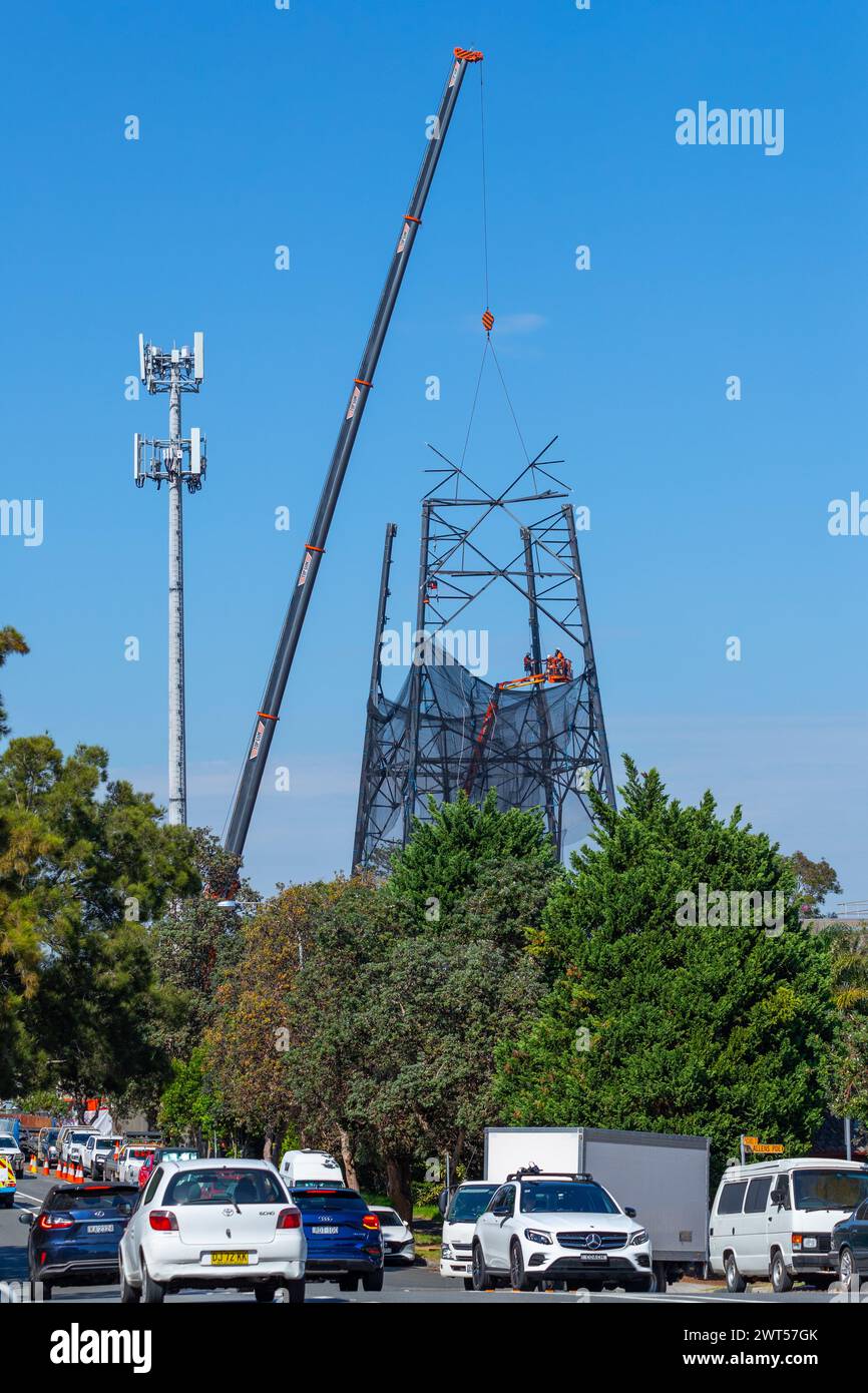 Waverley Communication Tower in Australia is being demolished ...