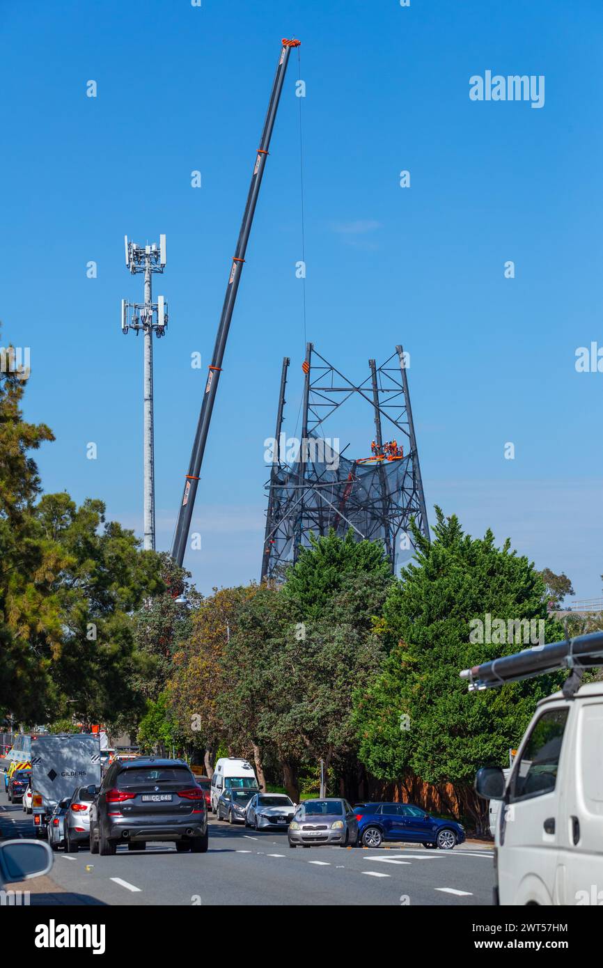 Waverley Communication Tower in Australia is being demolished ...