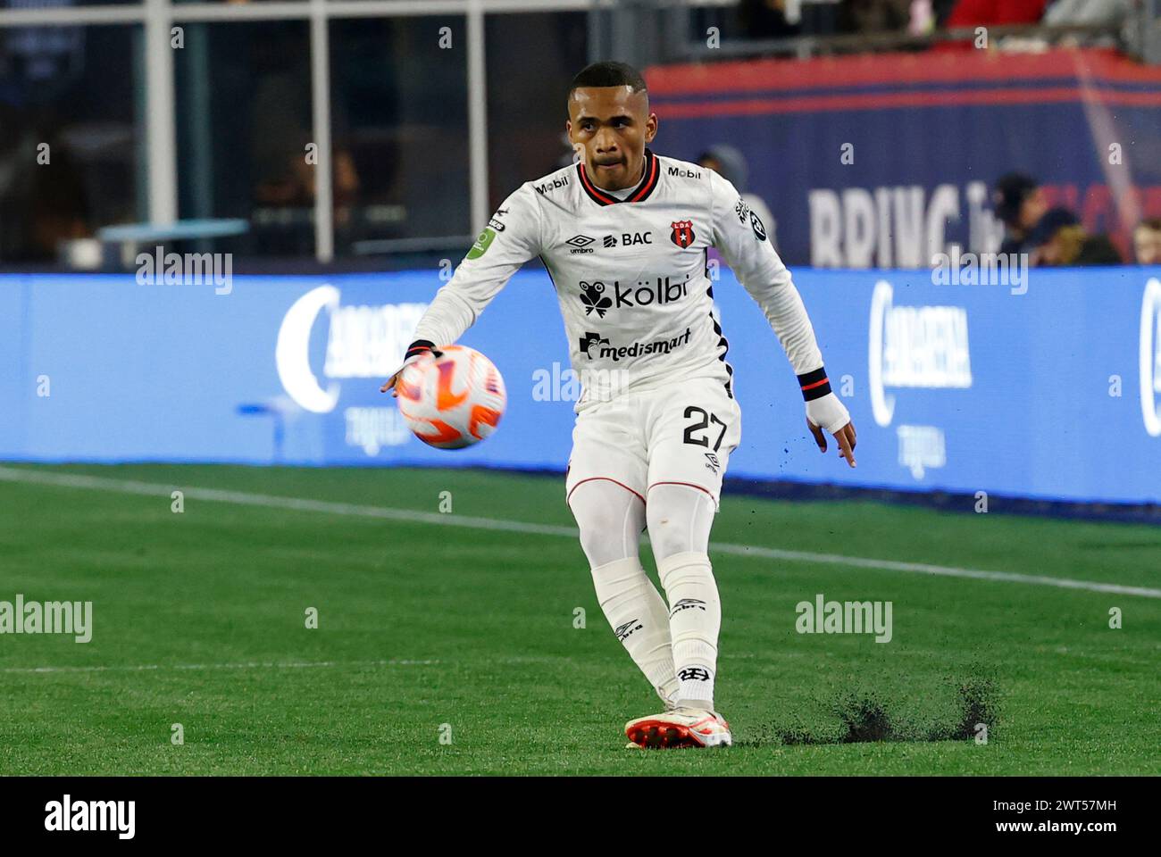 FOXBOROUGH, MA - MARCH 06: Liga Deportiva Alajuelense left back Ian ...