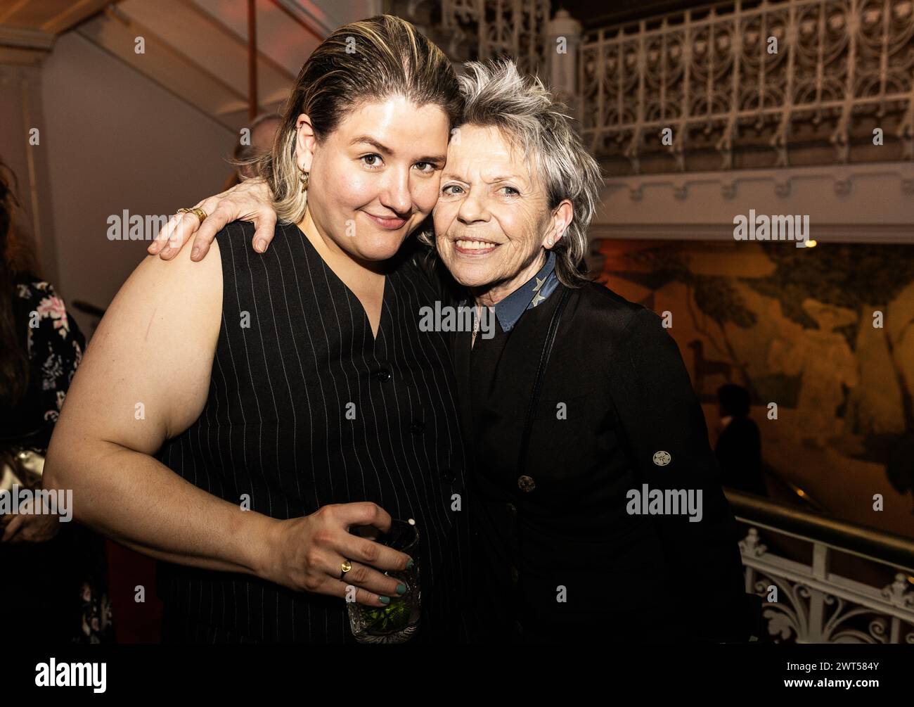 AMSTERDAM - Connie Palmen during the 72nd Book Ball in the ...