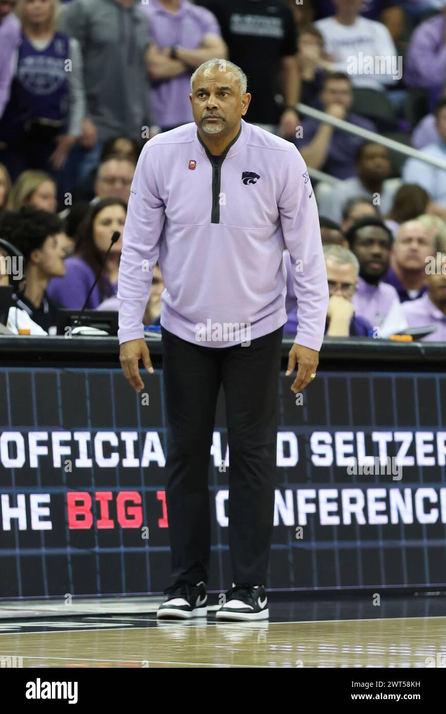 KANSAS CITY, MO - MARCH 14: Kansas State Wildcats head coach Jerome ...