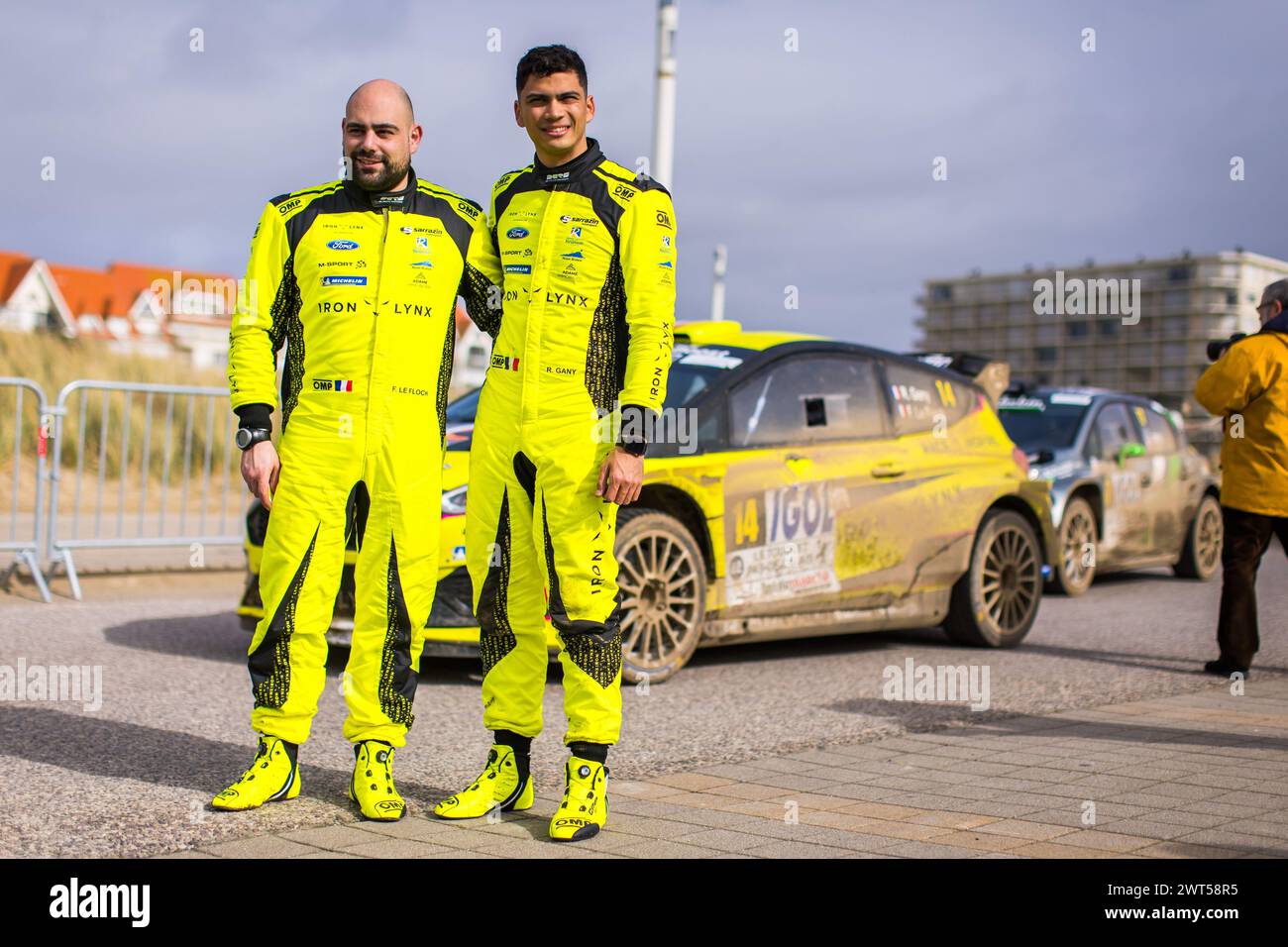 Le Touquet, France. 15th Mar, 2024. GANY Rehane, LE FLOCH Franck, Ford ...