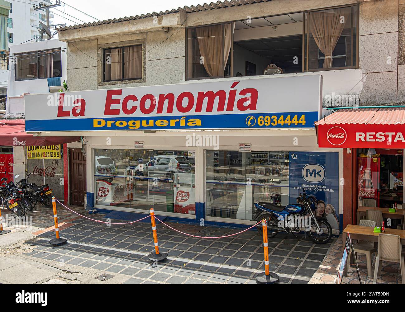 Cartagena, Colombia - July 25, 2023: La Economia Drogueria, pharmacy ...