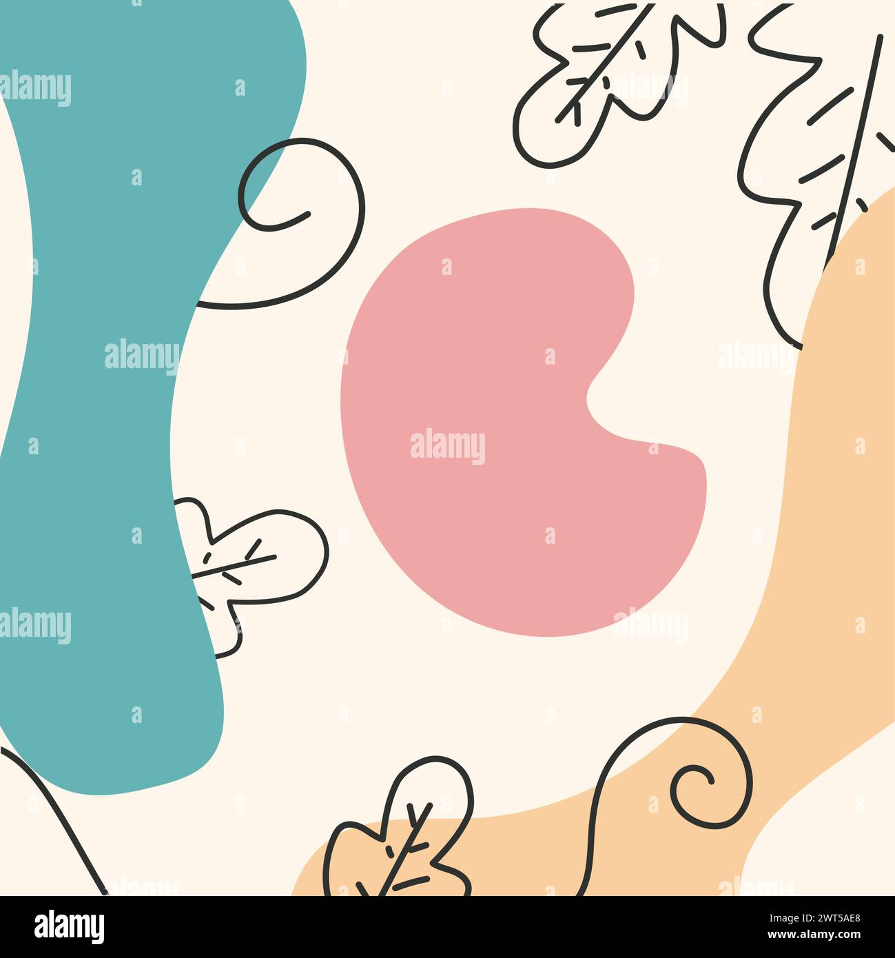 Hand draw colored background Vector Stock Vector Image & Art - Alamy