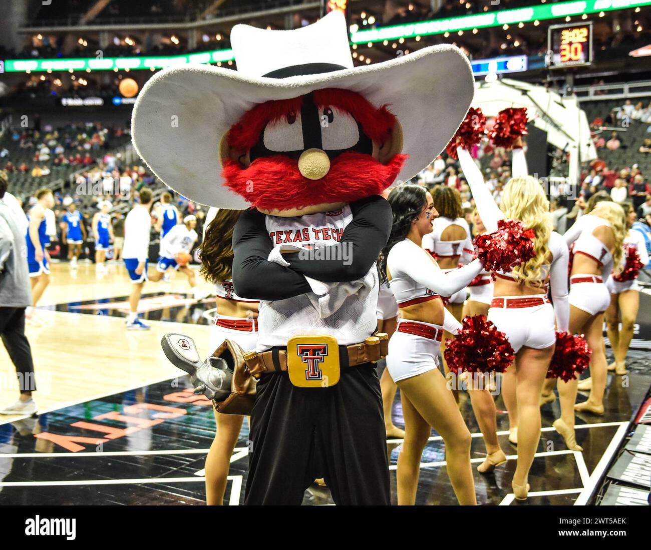 Kansas City, Missouri, USA. 14th Mar, 2024. Texas Tech Mascot Red ...