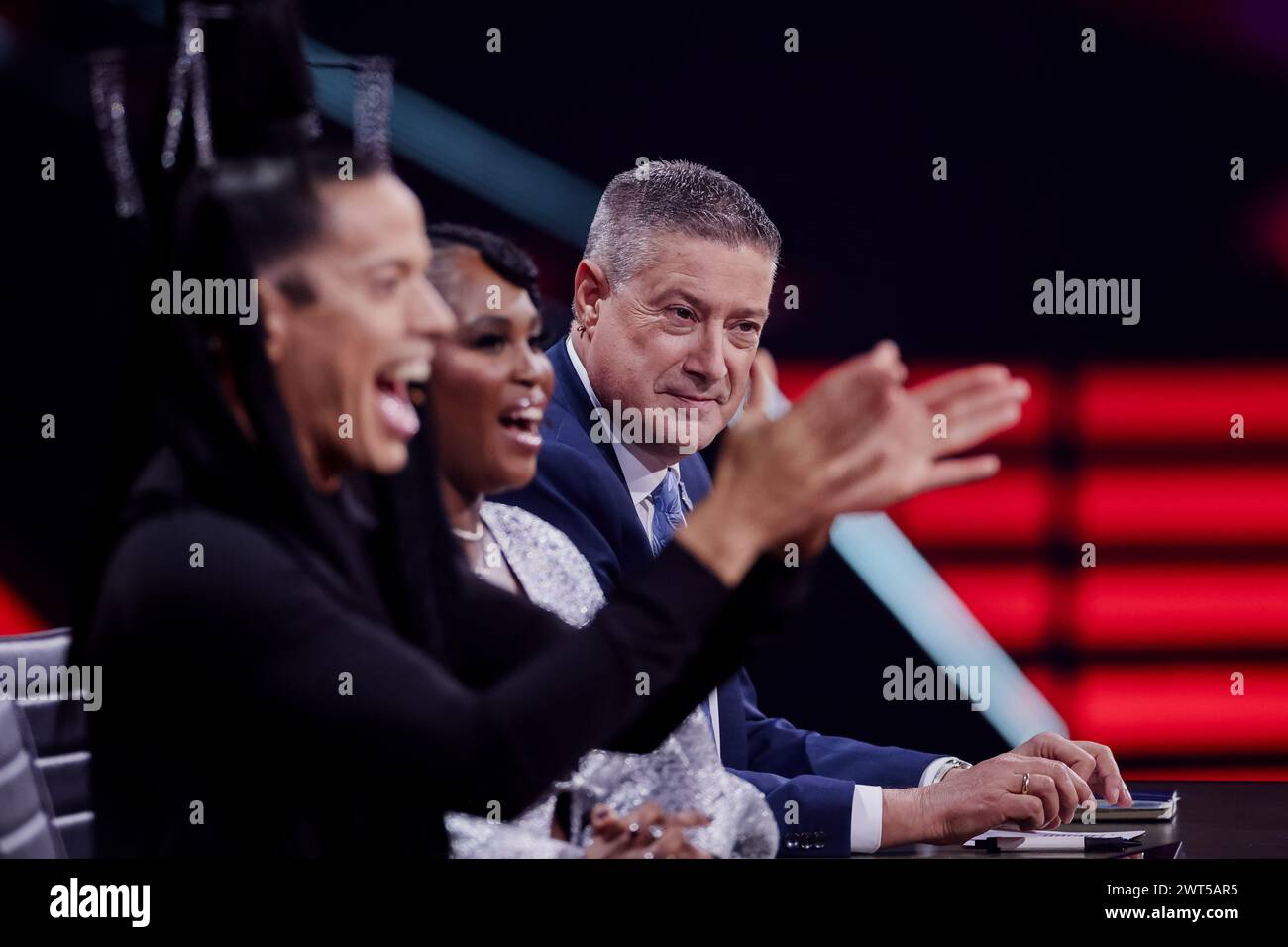 Cologne, Germany. 15th Mar, 2024. Jorge Gonzalez (l-r), Motsi Mabuse ...