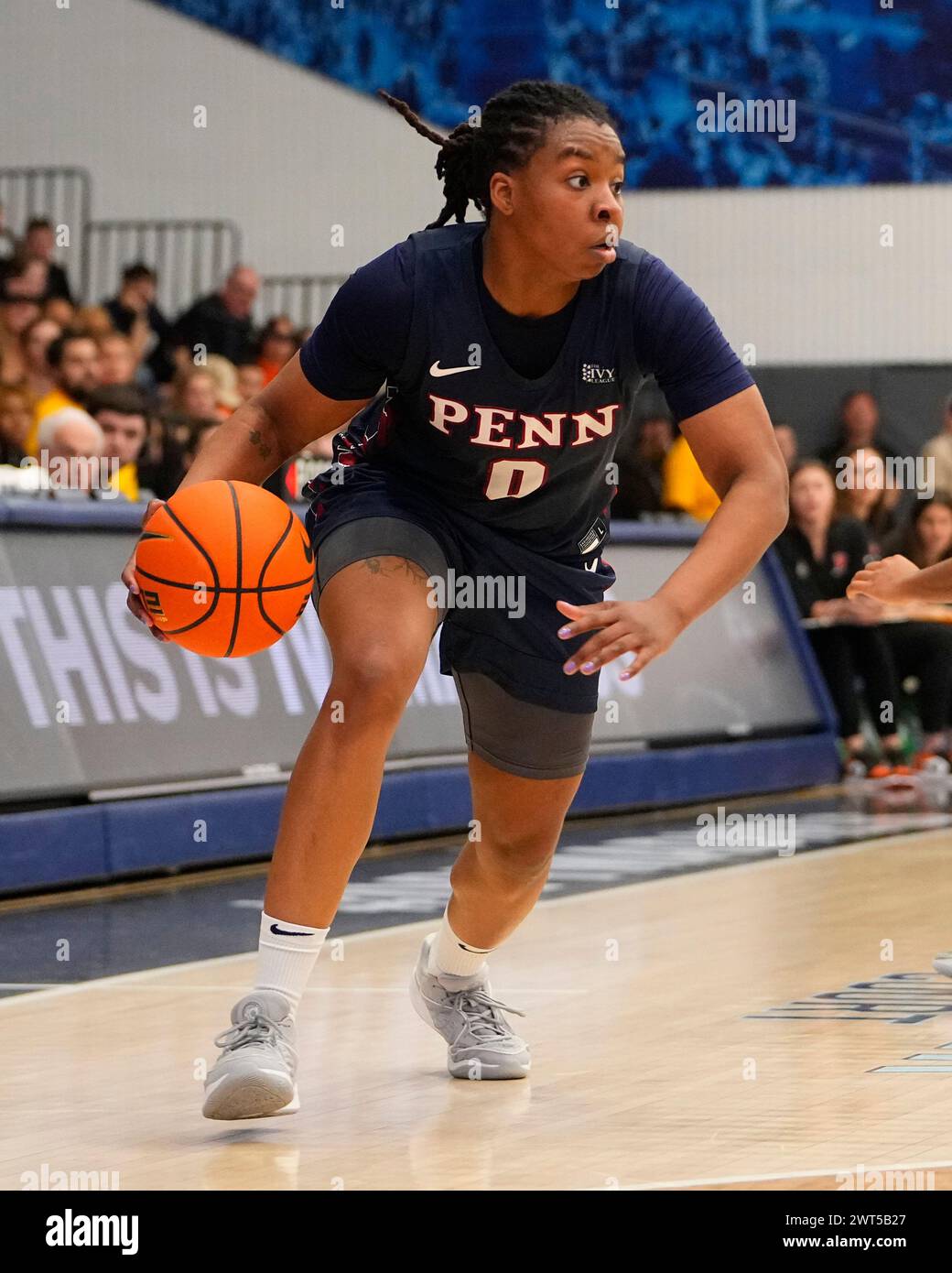 NEW YORK, NY - MARCH 15: Pennsylvania Quakers Forward Jordan Obi (0 ...