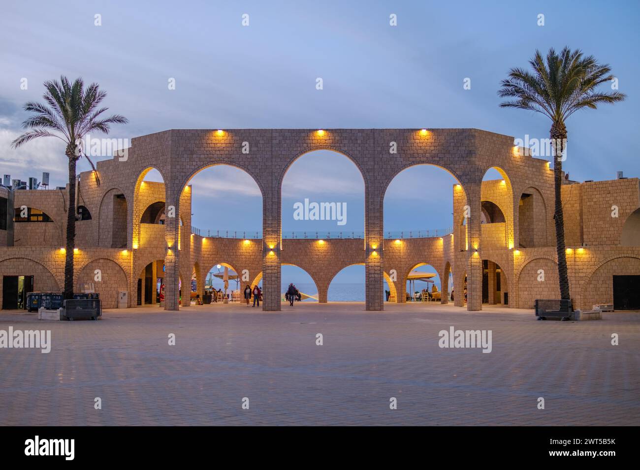HaKshatot Beach (Hebrew: חוף הקשתות, aka. Arcs Beach), Ashdod, Israel ...