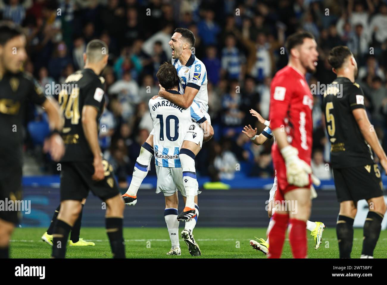 San Sebastian, Spain. 15th Mar, 2024. Mikel Merino (Sociedad) Football ...