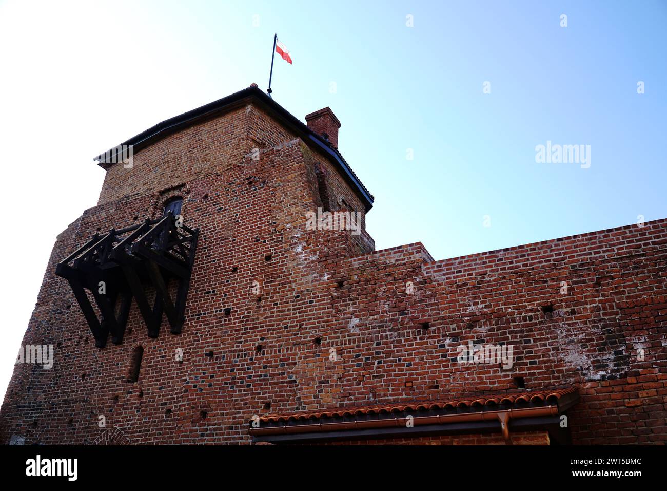 Liw, Poland - March 10th, 2024 - Gothic medieval ducal castle - tower ...