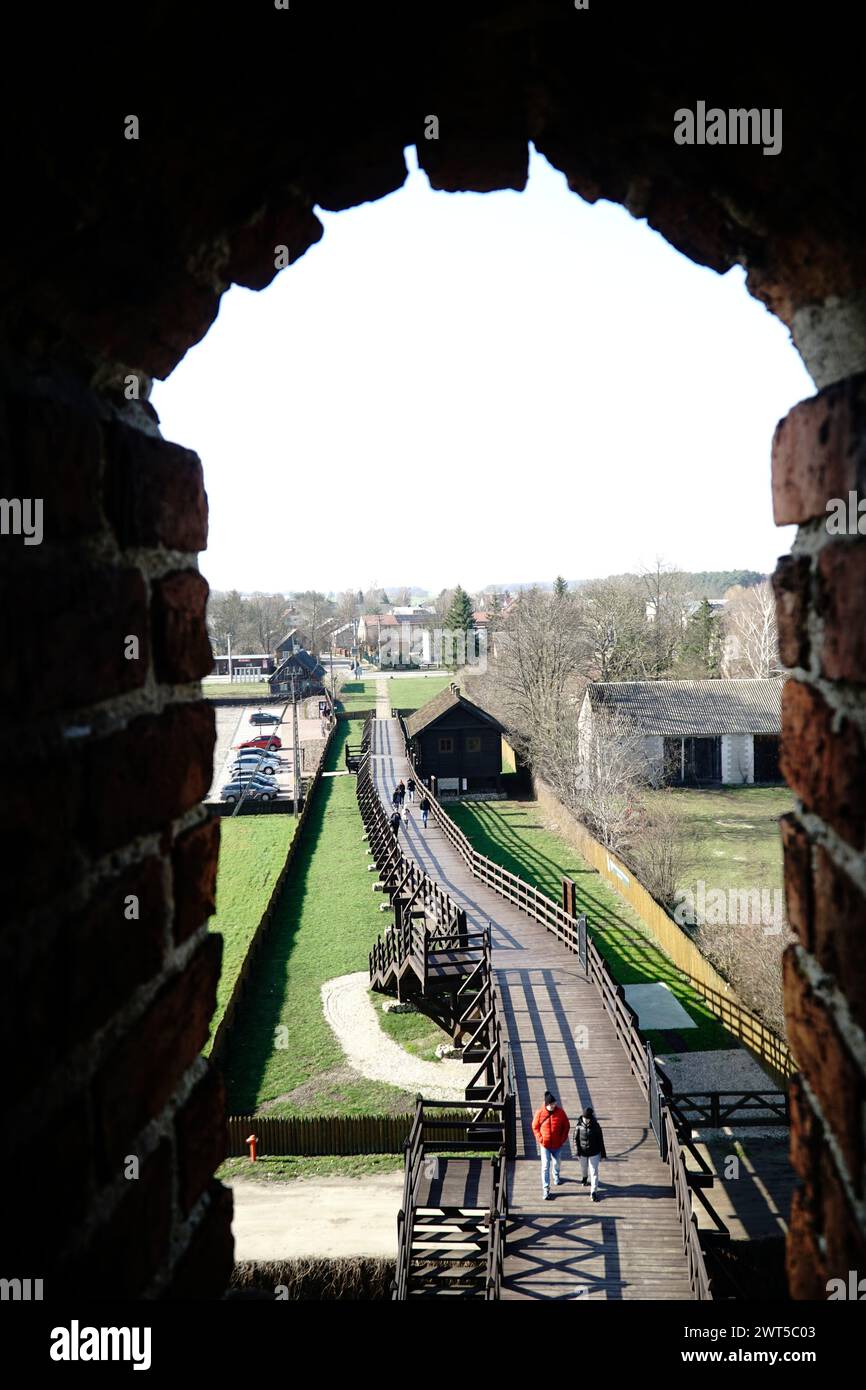 Liw, Poland - March 10th, 2024 - Gothic medieval ducal castle - view ...
