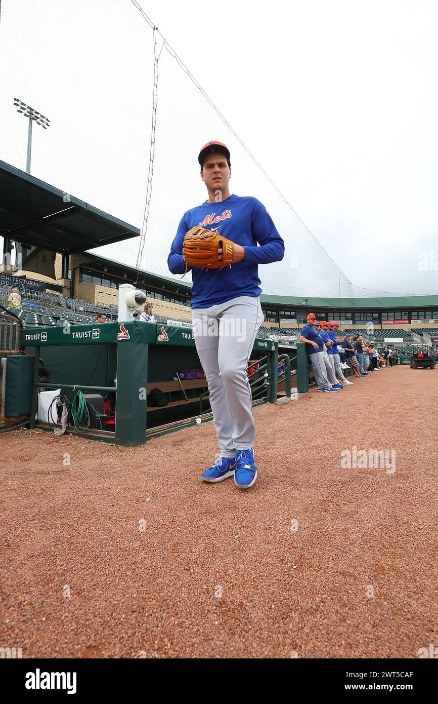 New York Mets pitcher Mike Vasil #97 heads towards the bullpen before ...
