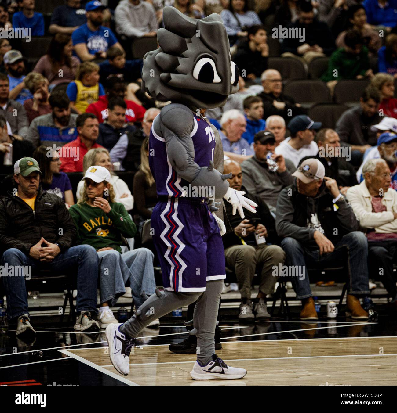Kansas City, Missouri, USA. 14th Mar, 2024. TCU Horn Frog Mascot ...