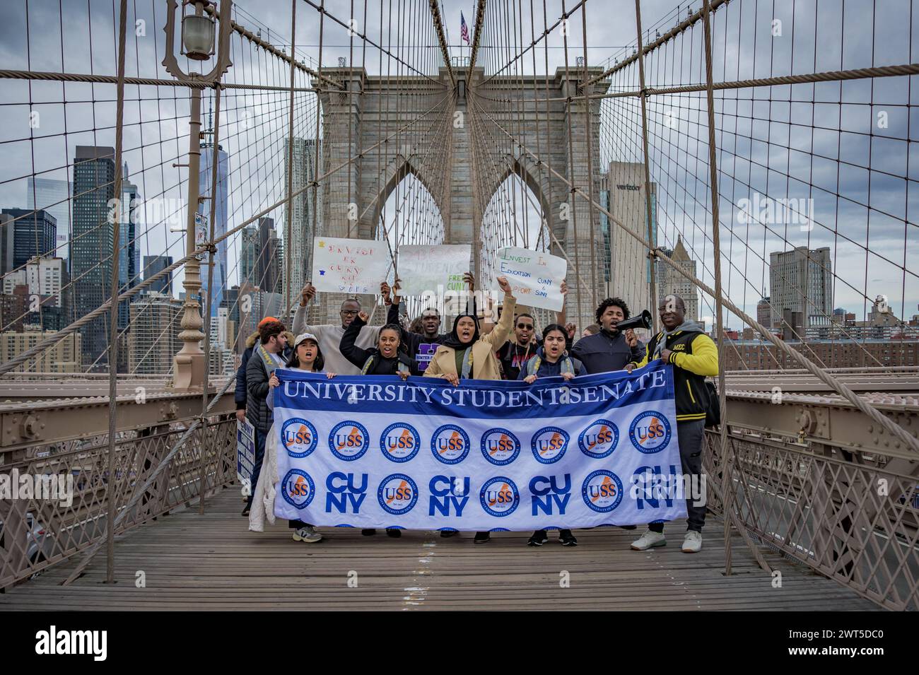 USA. 15th Mar, 2024. The University Student Senate (USS) of the City ...