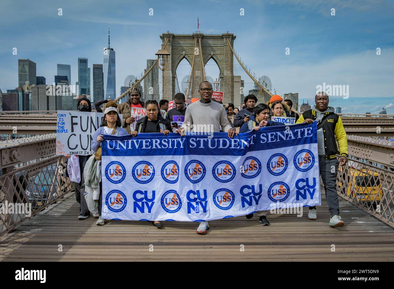 USA. 15th Mar, 2024. The University Student Senate (USS) of the City ...