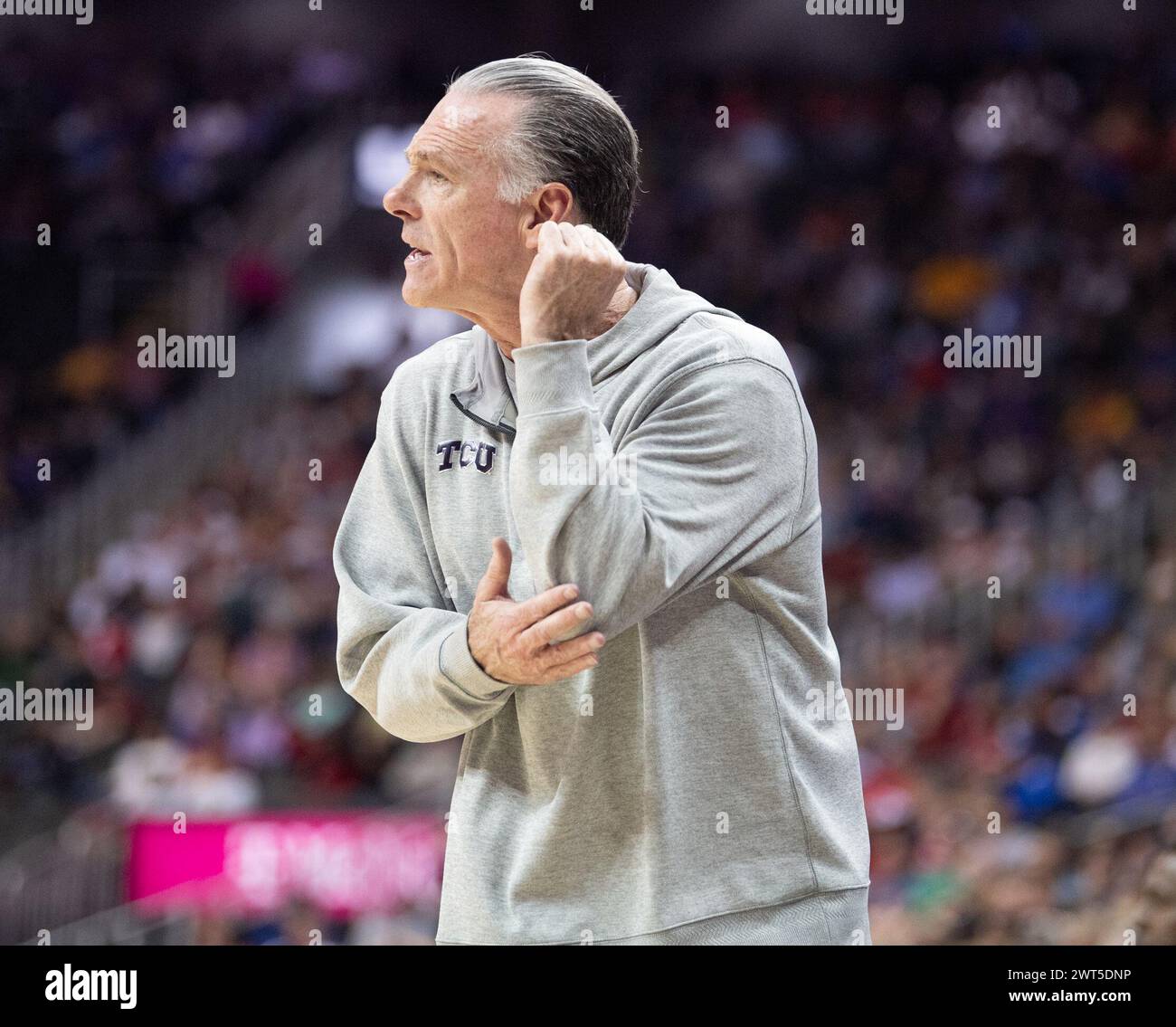 Kansas City, Missouri, USA. 14th Mar, 2024. TCU Horn Frogs Head Coach ...