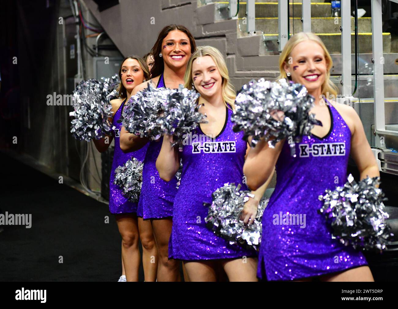 Kansas City, Missouri, USA. 13th Mar, 2024. KSU Wildcats Dance Team at ...