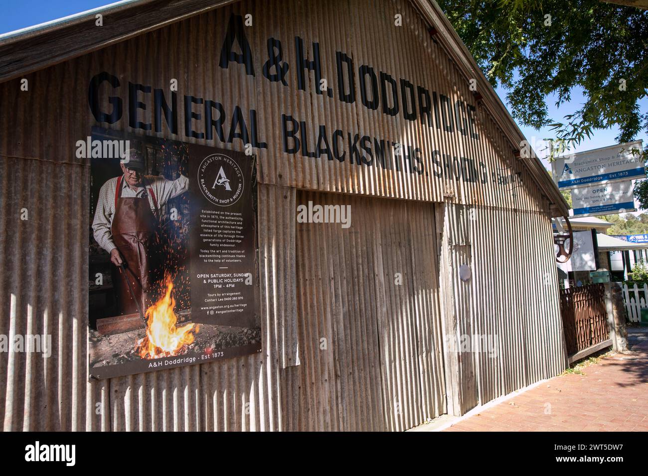 Angaston Blacksmith Shop & Museum in Angaston Barossa Valley, a working ...