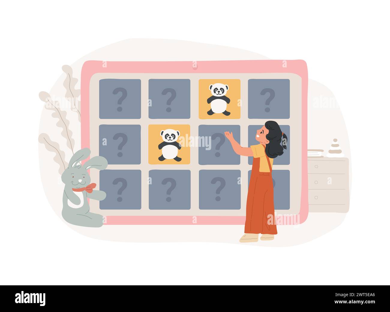 Early learning app isolated concept vector illustration. Preschool ...