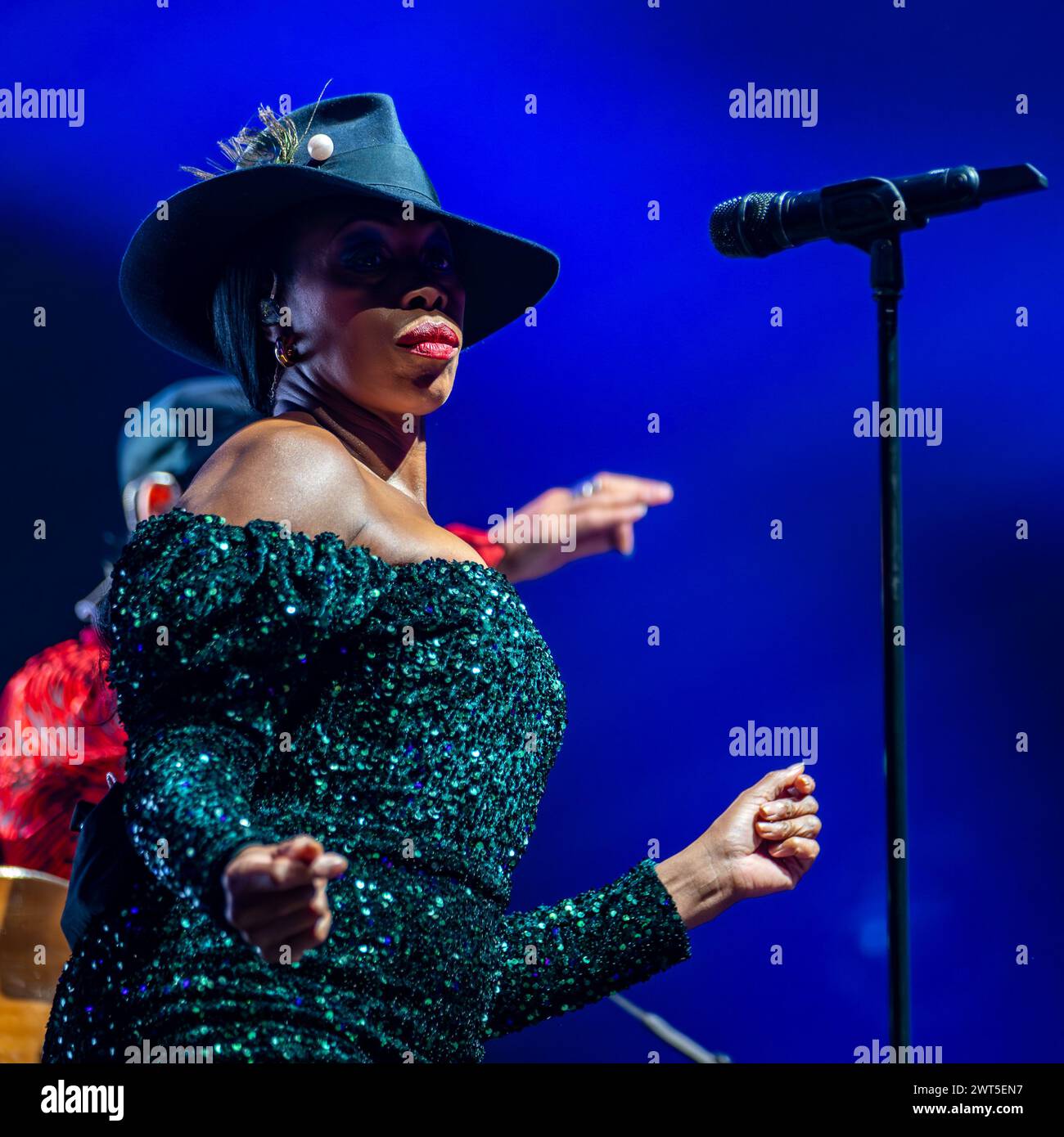 LEEDS, UK. 15th March 2024. Simple Minds Global Tour 2024 Backing ...