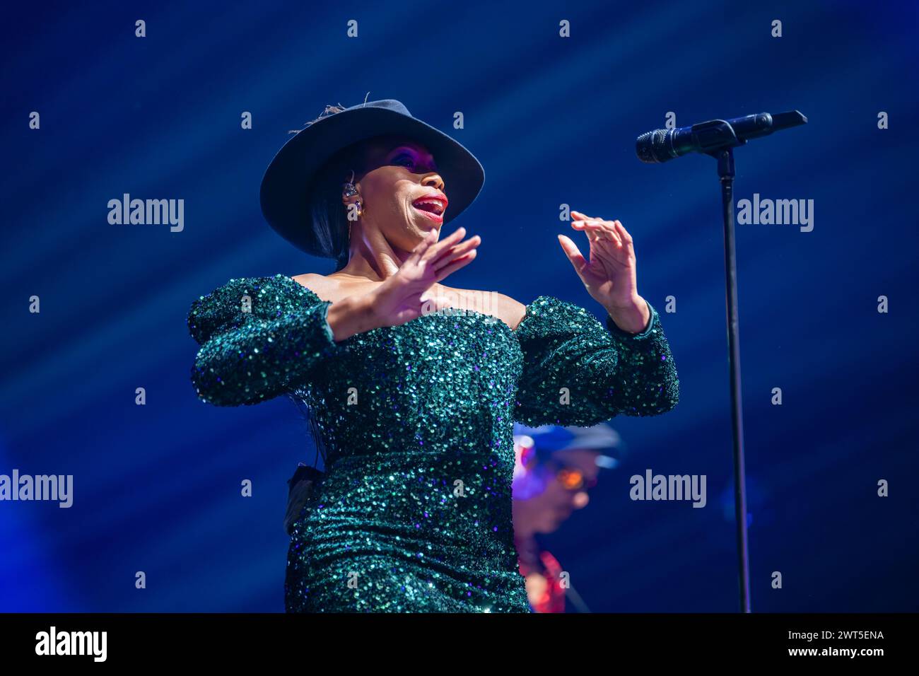 LEEDS, UK. 15th March 2024. Simple Minds Global Tour 2024 Backing ...