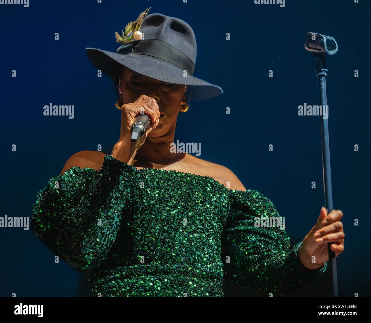 Sarah brown simple minds backing vocals hi-res stock photography and ...