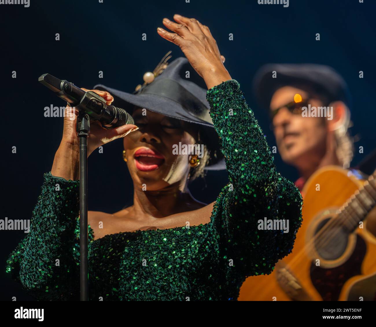 LEEDS, UK. 15th March 2024. Simple Minds Global Tour 2024 Backing ...