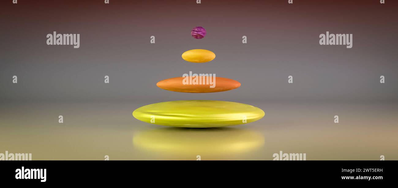 Zen-Like Balance of Colorful Smooth Stones Defying Gravity Stock Photo ...