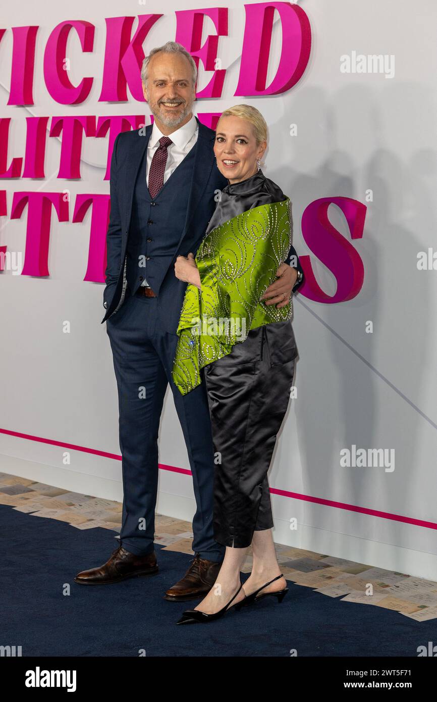 Celeb guests attend Wicked Little Letters film premiere Featuring: Ed ...