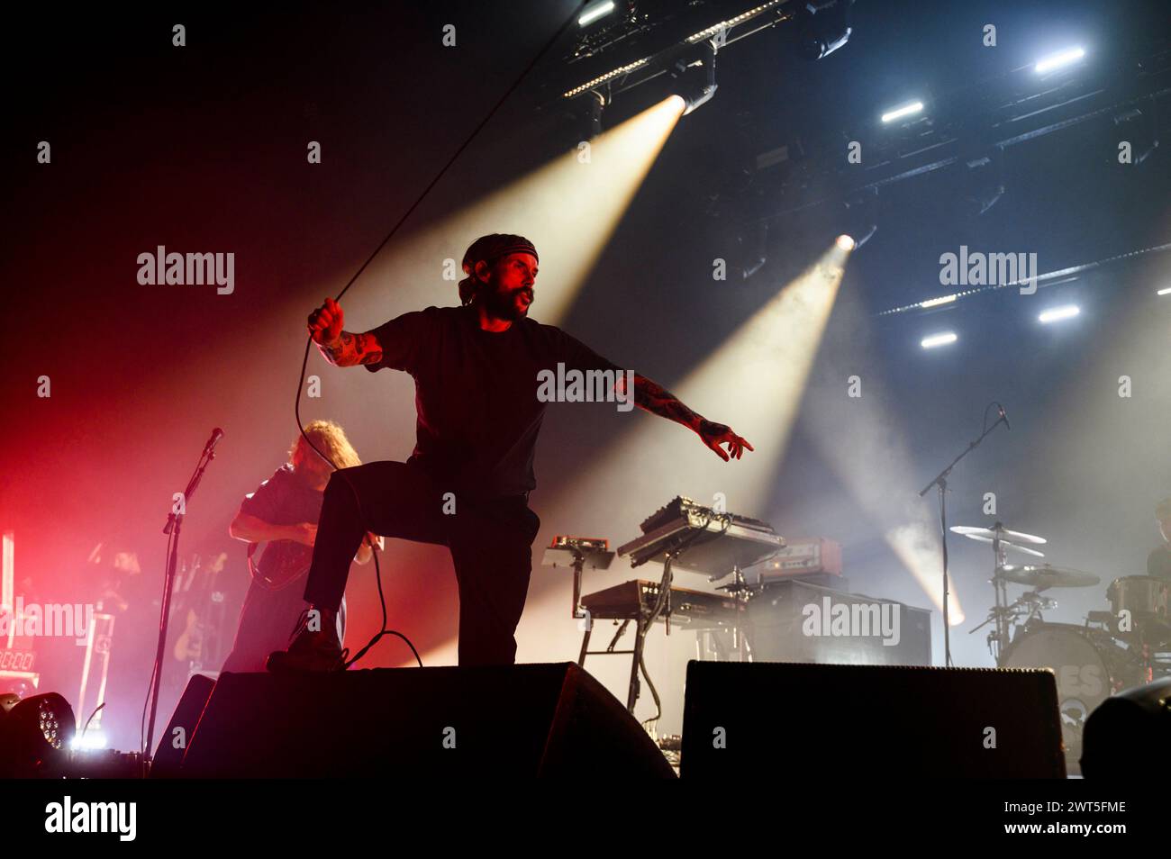 Konzert von den Idles in Berlin Am 15.03.2024 spielte die britische ...