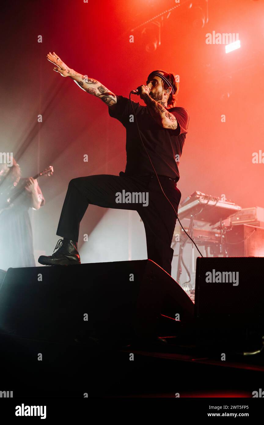 Konzert von den Idles in Berlin Am 15.03.2024 spielte die britische ...