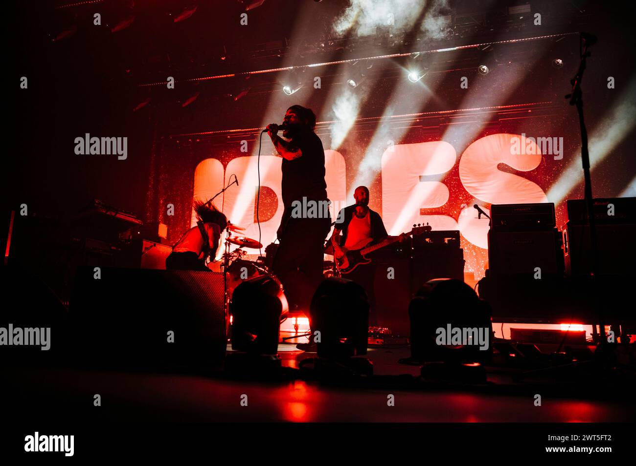 Konzert von den Idles in Berlin Am 15.03.2024 spielte die britische ...