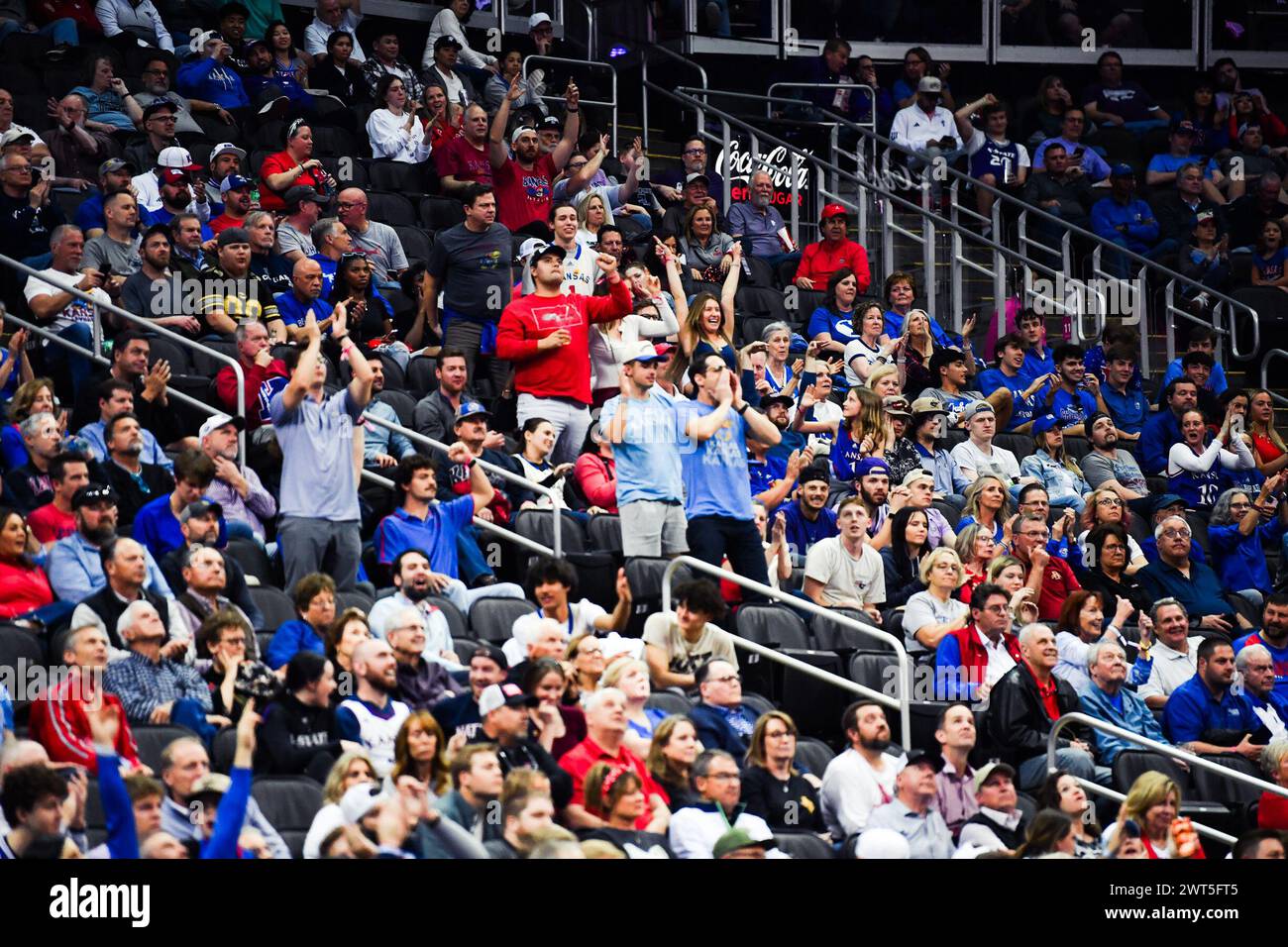 Kansas City, Missouri, USA. 13th Mar, 2024. A mixer of Big 12 fans from ...