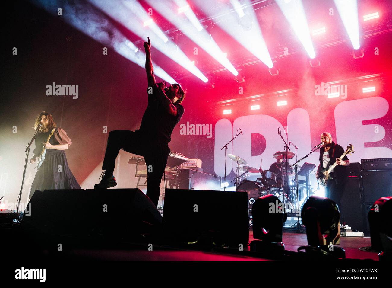 Konzert von den Idles in Berlin Am 15.03.2024 spielte die britische ...