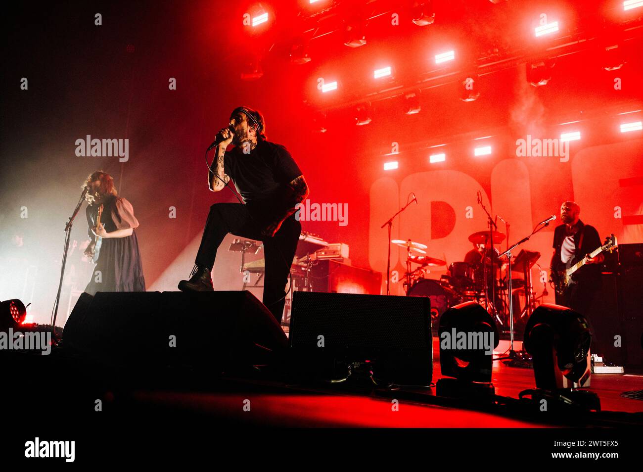 Konzert von den Idles in Berlin Am 15.03.2024 spielte die britische ...